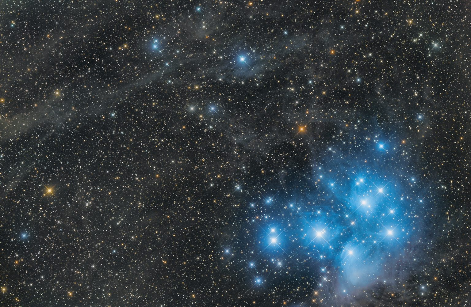 M45(Pleiades) and IC353 | Astro Note